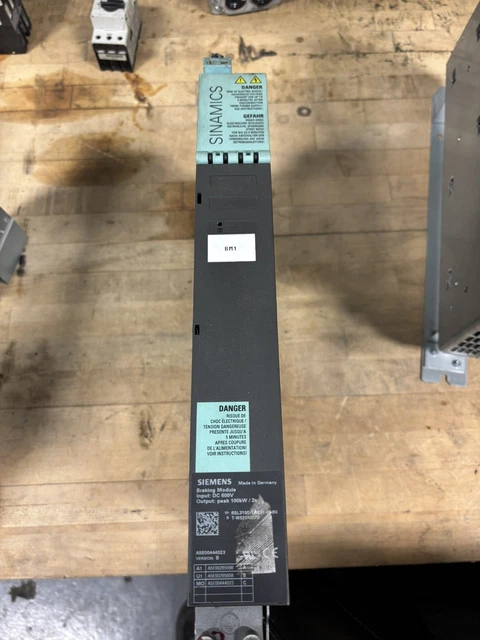 SIEMENS 6SL3100-1AE31-0AB0 SINAMICS Braking Module USED $233.33 - PicClick