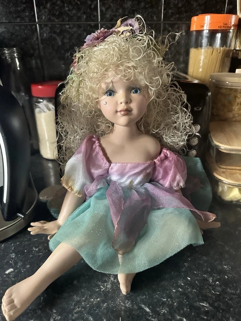 ALBERON COLLECTIBLE PORCELAIN 16" Isabelle Isabell Fairy Doll £5.92 ...