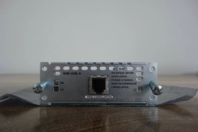 CISCO NIM-VAB-A VDSL2 and ADSL2/2+ Router Interface Modem Card - 4000 ...