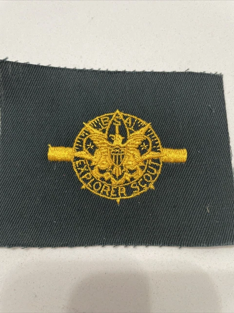 VINTAGE 1940S CREW LEADER Explorer Post Boy Scout Position PATCH BSA ...