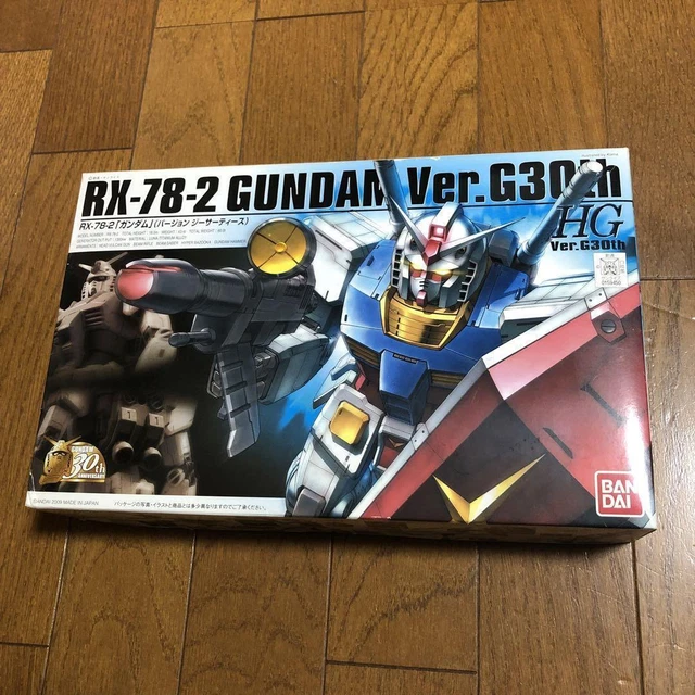 BANDAI HG RX-78-2 Gundam Ver.G30th Kit de maquette à l'échelle 1/144... EUR 426,97 - PicClick FR