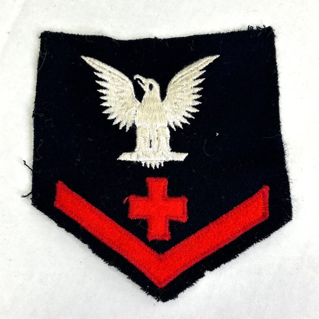 WWII US NAVY Hospital Corpsman 3rd Class Rating Patch EUR 9,28 ...