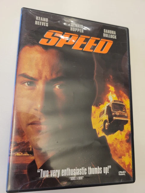 SPEED USED DVD, 1998, Keanu Reeves, Sandra Bullock, Action Movie w ...
