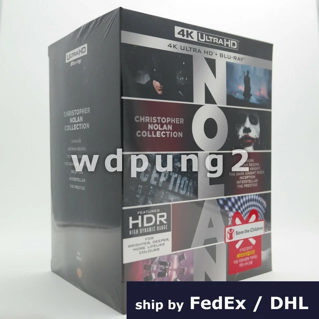 CHRISTOPHER NOLAN 7-MOVIE Collection - 4K UHD + BLU-RAY Box Set $206.99 ...