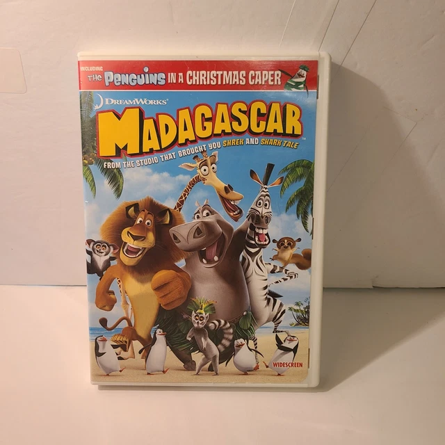 MADAGASCAR (DVD, 2005, Widescreen) includes The PENGUINS in a Christmas ...