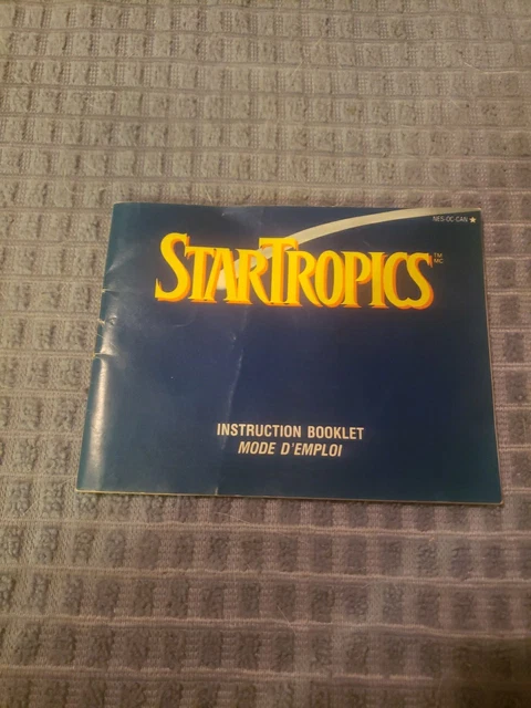 STARTROPICS - NINTENDO Nes Manual. 🇨🇦🔥 $15.00 - PicClick CA