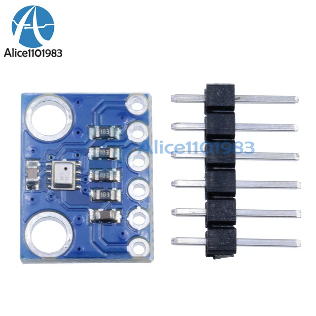 DIGITAL BAROMETRIC PRESSURE Sensor Board Swap I2C/SPI BMP280 3.3V Blue ...