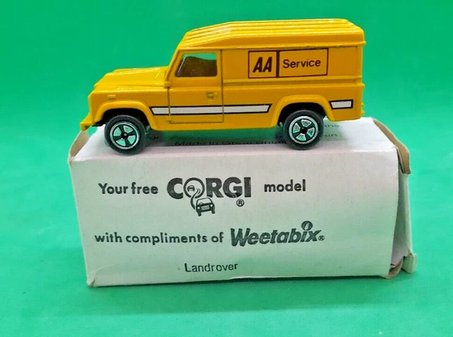 CORGI AA LAND Rover Diecast Model (Weetabix Freebie) £3.95 - PicClick UK