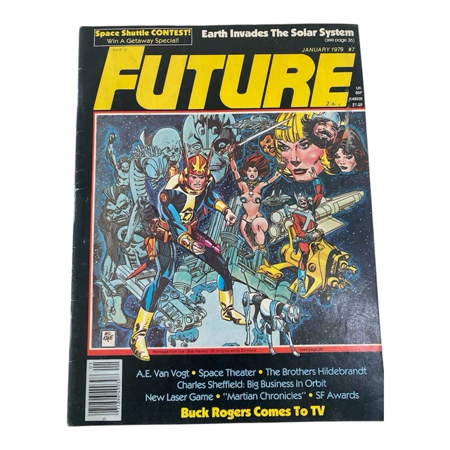 FUTURE MAGAZINE VTG January 1979 #7 Space Buck Rogers Van Vogt Science ...