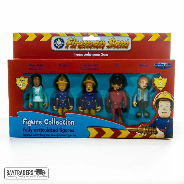 FIREMAN SAM FULLY Articulated Figure Collection Sam, Penny, Tom, Norman ...