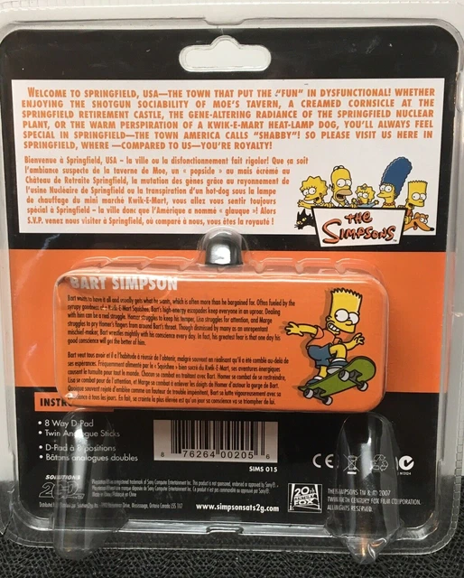 SONY PLAYSTATION 2- The Simpsons Bart Simpson Controller PS2 Brand NEW ...