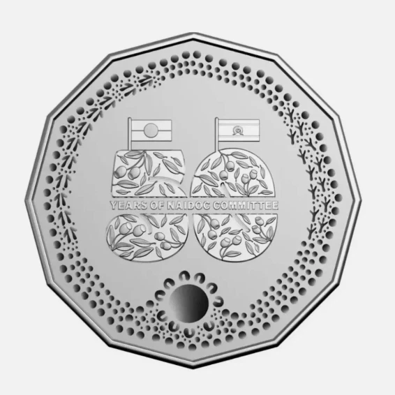 &RARE& 2024 AUSTRALIAN Naidoc 50Th Anniversary 50 Cent Coin $0.99 ...