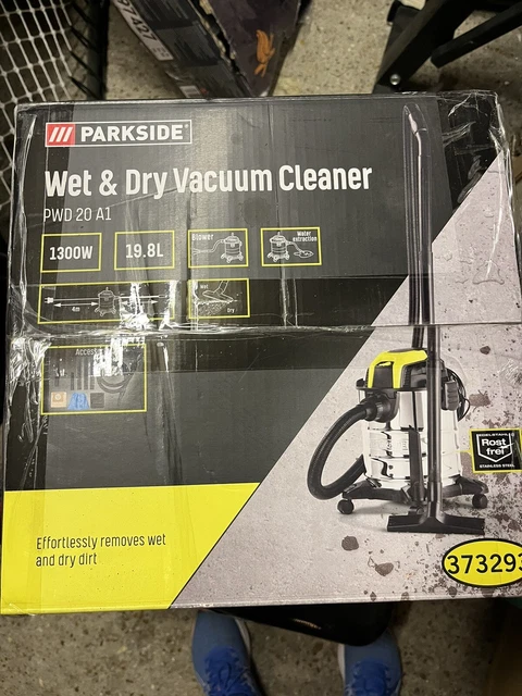 PARKSIDE WET DRY vacuum cleaner 1300W 19.8L £45.00 - PicClick UK