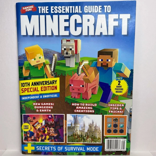ESSENTIAL GUIDE TO Minecraft Magazine 10th Anniversary Special 2020 w ...