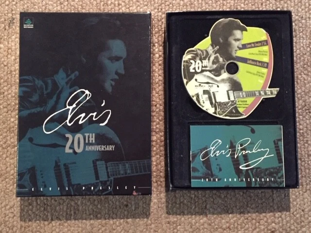VERY RARE: ELVIS 20th Anniversary SHAPED CD Box Set Ltd Edition 2000 ...
