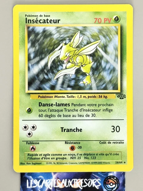 CARTE POKÉMON INSÉCATEUR 26/64 EDITION 2 ED2 Jungle NM VF FR EUR 22,99 - PicClick FR