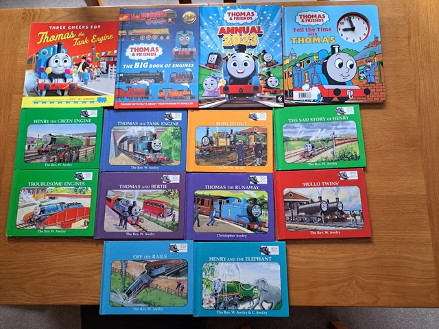 THOMAS THE TANK Engine 14 Books Bundle, Story, Annual, Encyclopedia ...