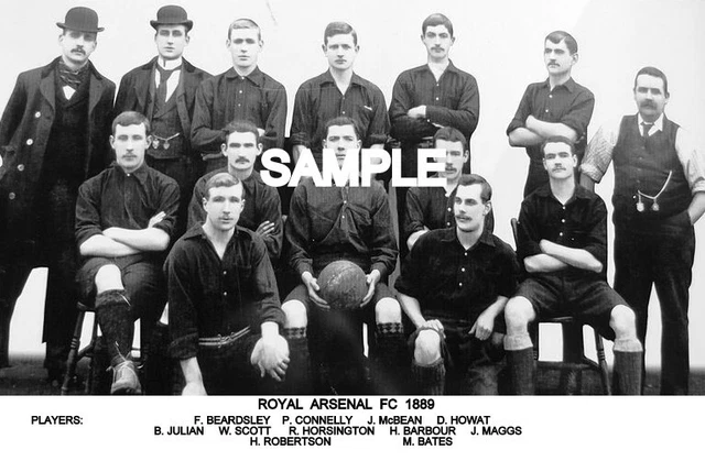 ROYAL ARSENAL FC 1889 Team Photo £1.00 - PicClick UK