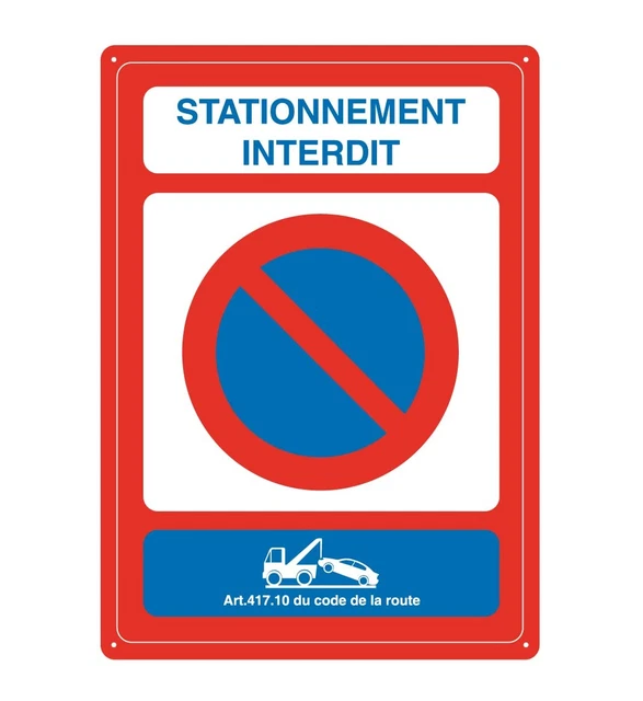 - PANNEAU DE Signalisation en PVC Rigide et Compact 1.5 mm. 121 x 170 ...