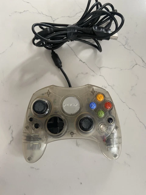 XBOX CRYSTAL CLEAR Controller, Official Wired Controller for Original ...