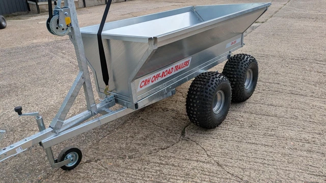 OFF-ROAD GALV TIPPING Trailer CRH UK made - 920kg payload. £2,450.00 ...