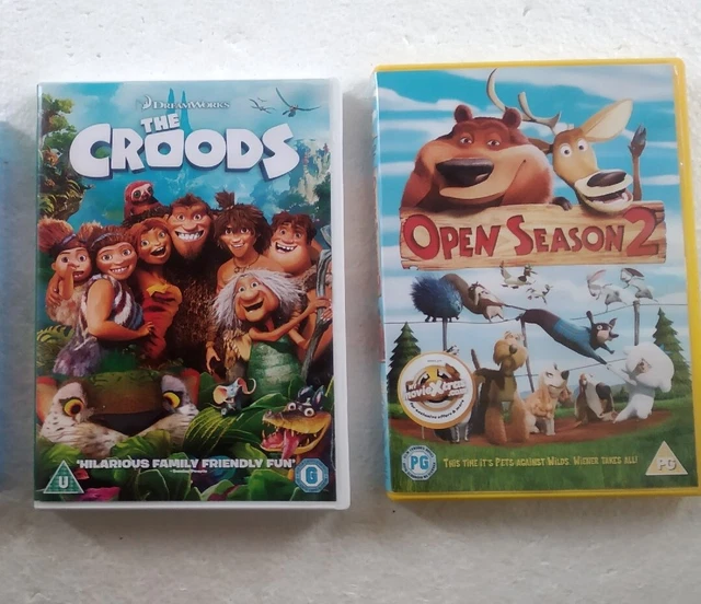 THE CROODS & Open Season 2 two cartoon DVDs £3.04 - PicClick UK