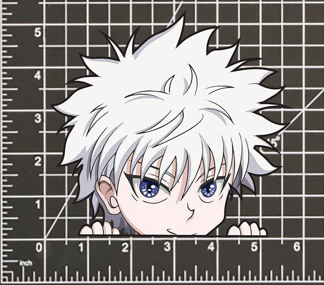 KILLUA ZOLDYCK HUNTER x Hunter STICKER DECAL -Peeker Peeking Hands- 4 ...