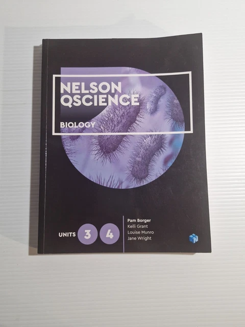 NELSON QSCIENCE BIOLOGY Units 3 & 4 Student Book with 4 Access Codes ...