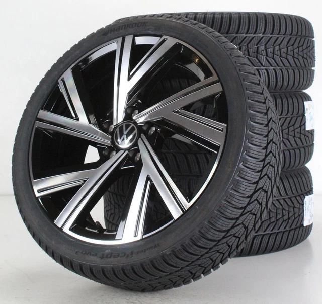 VW GOLF 8 & R-Line Gti GTD Winter Wheels 18 Inch Bergamo Schw Gl Rims ...