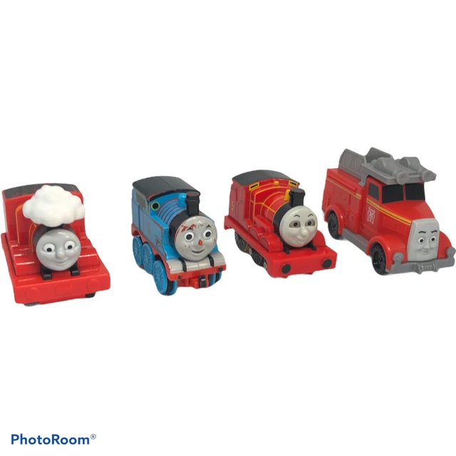 THOMAS THE TANK Engine James Flynn 4 Bundle Pull Back & Go Motor Sounds ...