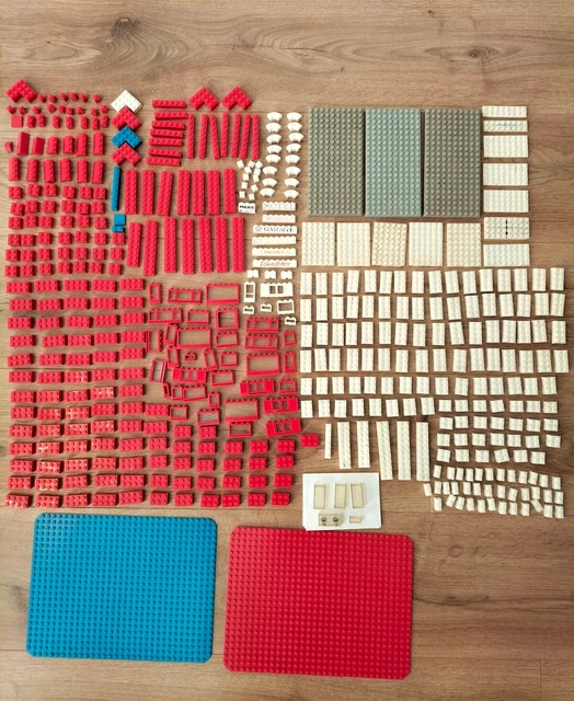 LEGO 50S AND 60s bricks hollow back bricks 1.7kg / light bricks £31.05 ...