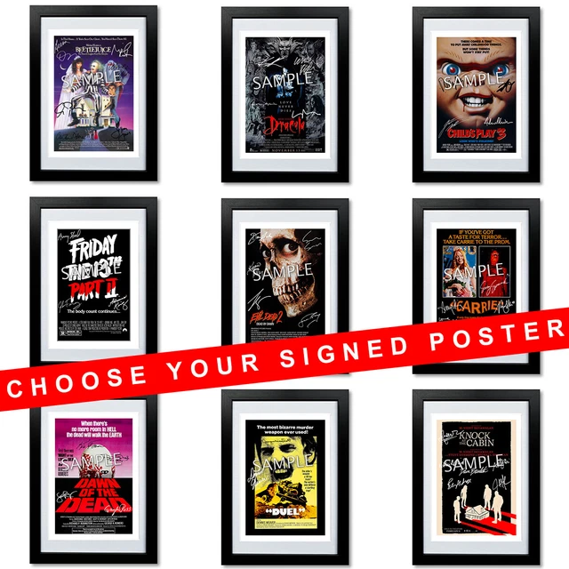 CLASSIC HORROR MOVIE Posters Cast Signed Print Photo Autograph Gift ...