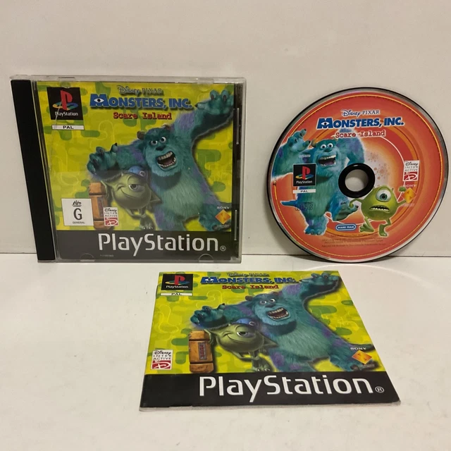 DISNEY/PIXAR'S MONSTERS, INC. Scare Island PS1 PlayStation 1 PAL - VGC ...