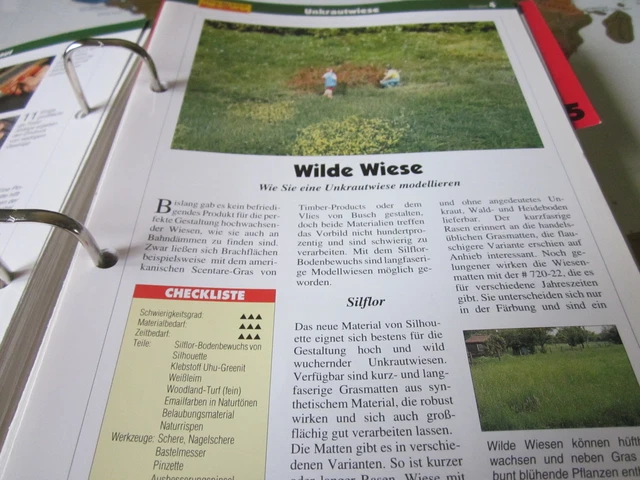 MODELLBAHN SCHRITT FÜR Schritt 4 B Unkrautwiese Wilde Wiese EUR 4,60 ...
