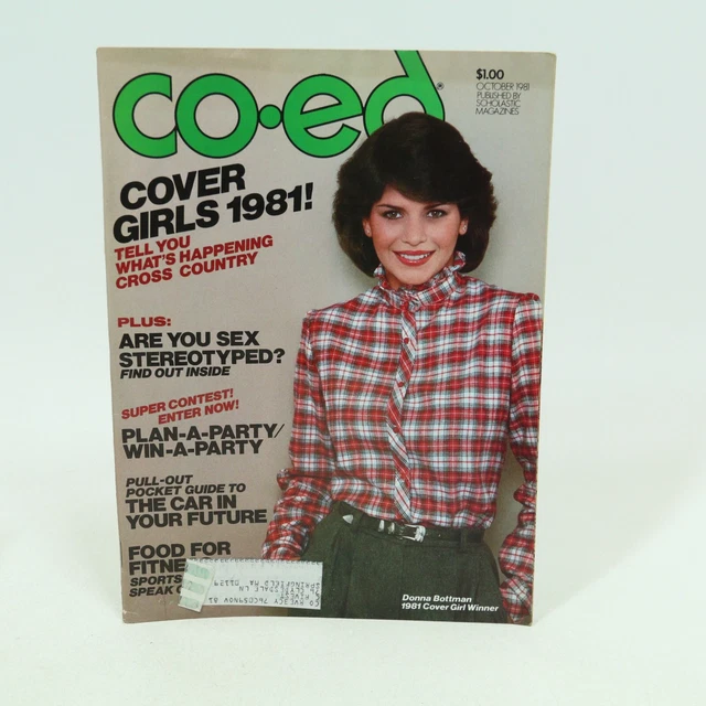 CO-ED MAGAZINE OCTOBER 1981 Donna Bottman Cover Girl VTG £10.32 ...
