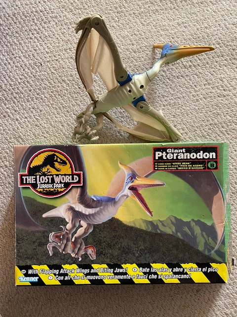 The Lost World Jurassic Park Giant Pteranodon Steel Beak Kenner Site