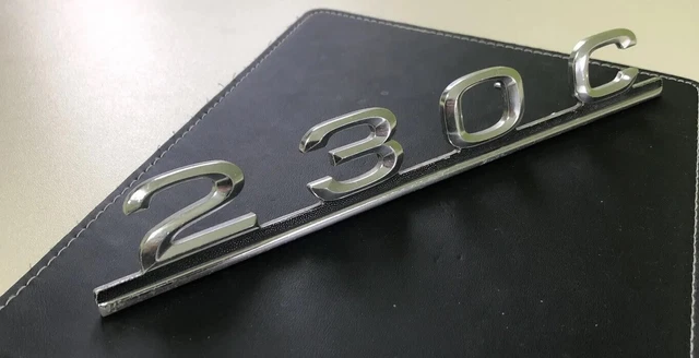MERCEDES-BENZ 230 C original W123 Typenzeichen Typenschild Emblem badge ...
