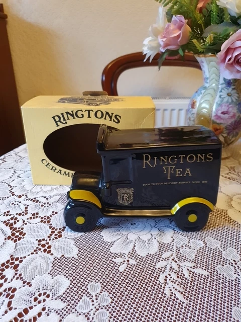 RINGTONS TEA CERAMIC Vintage Style Delivery Van Money Box By Wade £25. ...