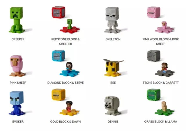 MCDONALDS MINECRAFT MOVIE Happy Meal Kids Toys 12 Characters To Select ...