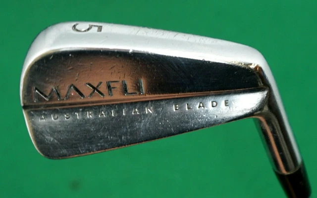MAXFLI AUSTRALIAN BLADE 5 Iron Regular Steel Shaft Golf Pride Grip £53. ...
