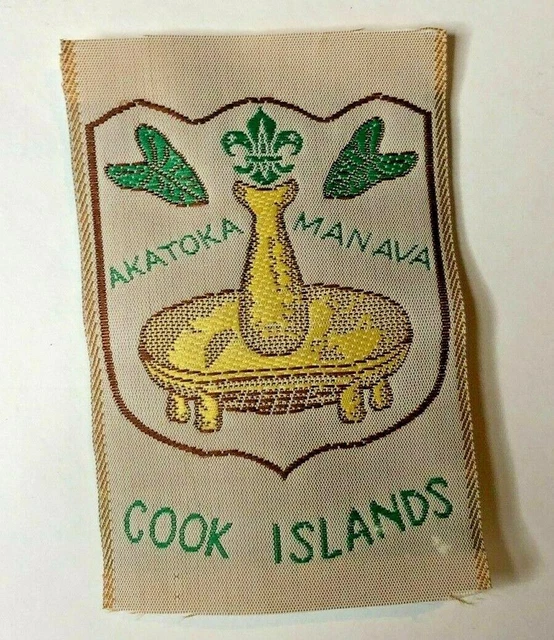 VINTAGE COOK ISLANDS Boy Scouts Patch 7 x 5 cm's £49.47 - PicClick UK