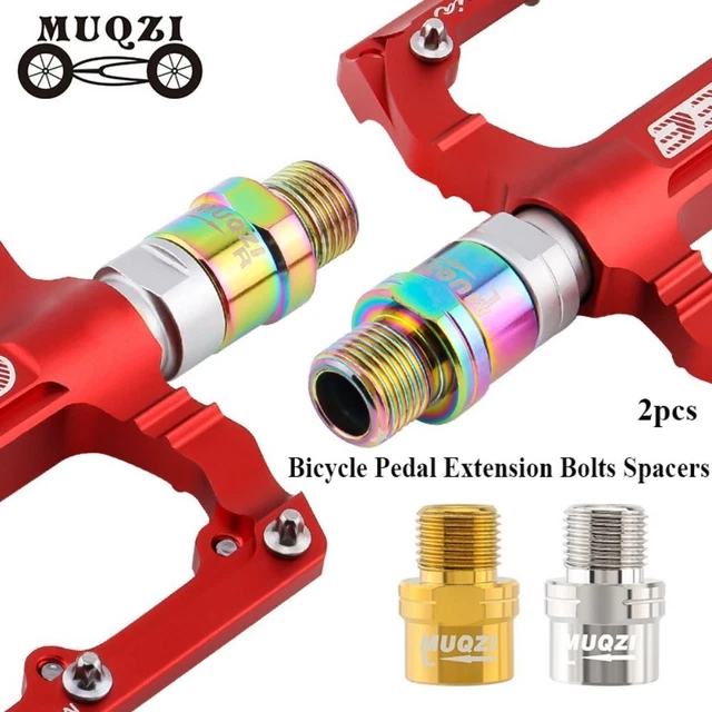 BICYCLE SPACERS SHAFT Crank Expander Foot Extender Pedal Extension ...
