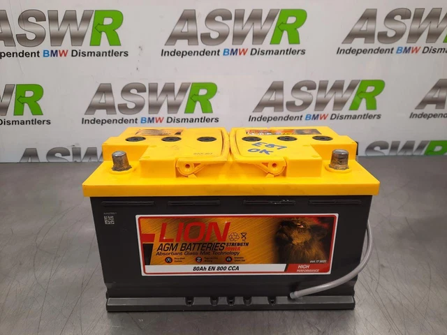 BMW MINI STOP-START Lion AGM-Battery 80Ah 800A 12V T68563 61217555719 ...