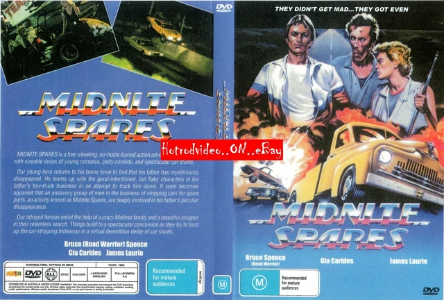 MIDNITE SPARES DVD.. Hot Rods Holdens Falcons Valiant Chargers 1983 ...