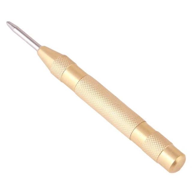 AUTOMATIC CENTRE PIN Punch Drill Power Spring Loaded Marking Holes ...