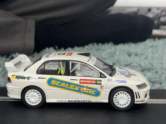 SCALEXTRIC MITSUBISHI LANCER Evo 7 Wrc Collectors Club 2005 C2682 Slot ...