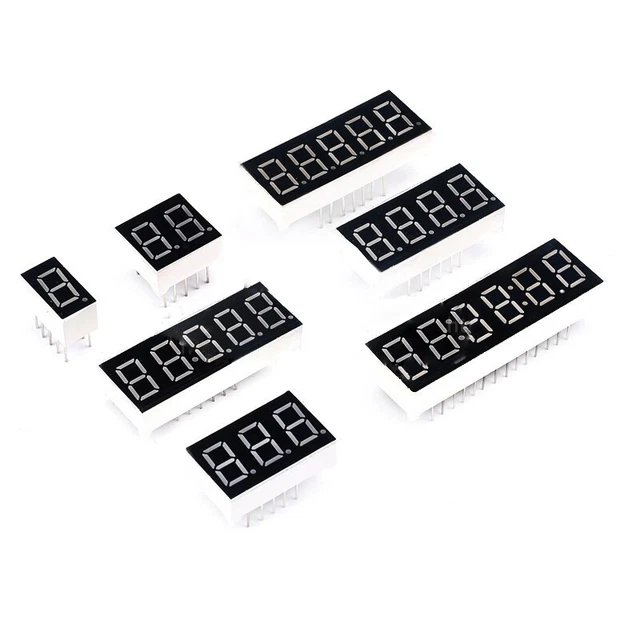 7 SEGMENT 0.36& 1/2/3/4 Bit Digit Common Cathode/Anode Led Display ...
