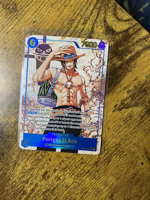 ONE PIECE TCG Portgas.D.Ace OP13-119 SEC Alt Art English nm+ $43.21 ...