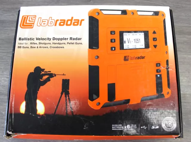 LABRADAR BALLISTIC VELOCITY Doppler Radar Chronograph New Open Box FREE ...
