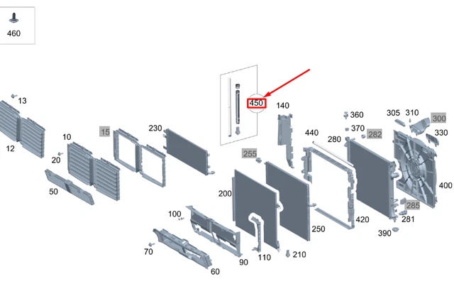 FILTRE DÉSHYDRATEUR DE radiateur MERCEDES-BENZ GLE W167 A1678353200 ...